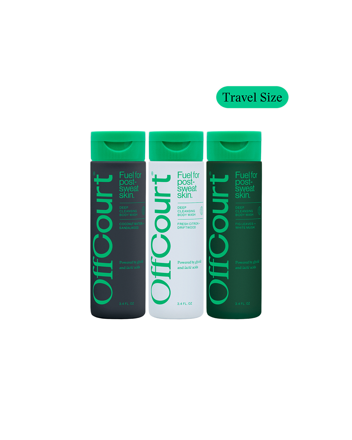 Deep Cleansing Body Wash Trio Pack – OffCourt